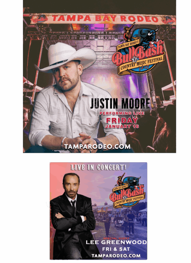 Fri Jan 16 | Tampa, FL | Tampa Bay Rodeo & Family Festival